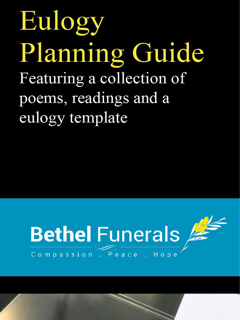 Eulogy Template 01 | PDF