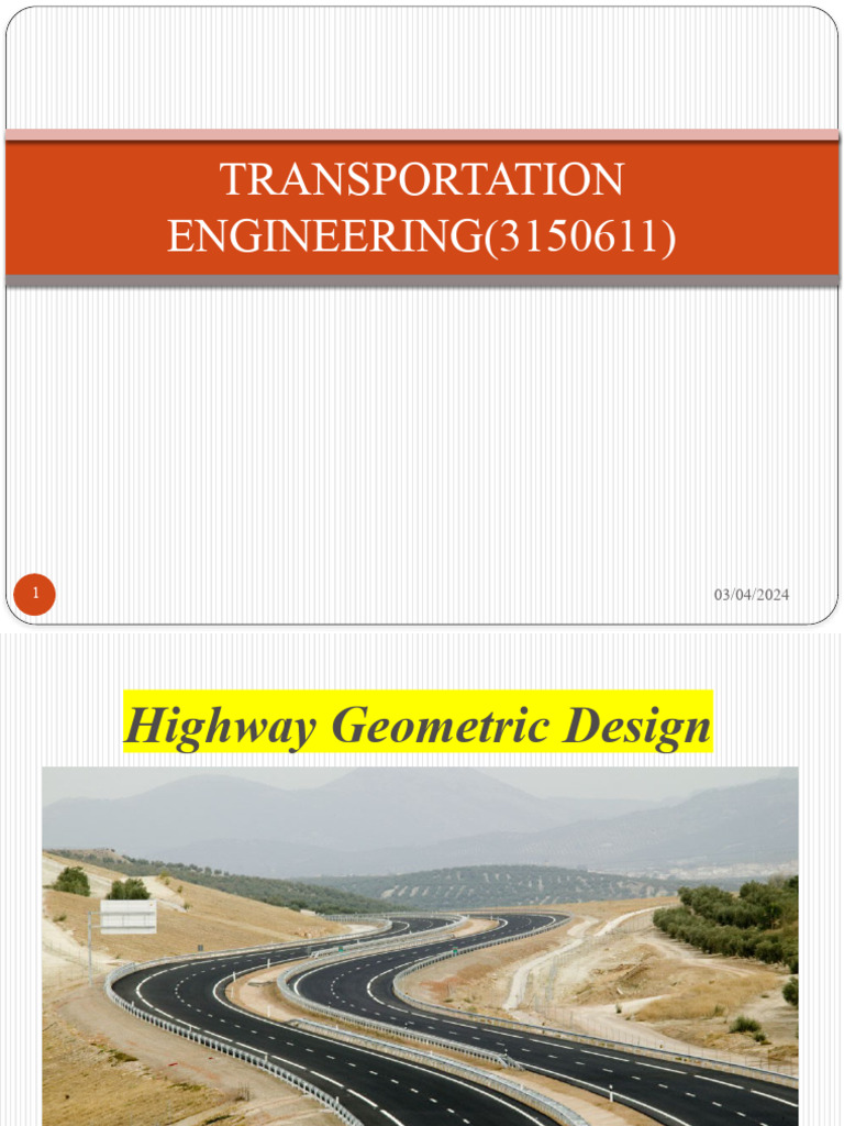 02 Geometric Design | PDF