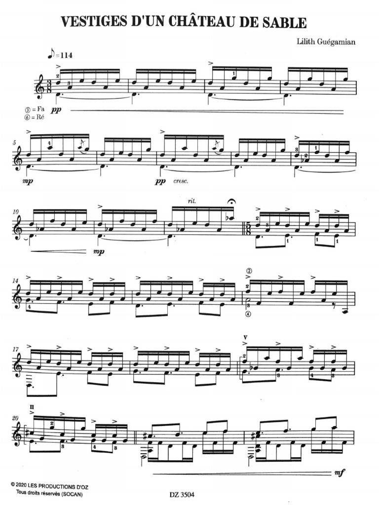 Extrait Vestige D'un Château de Sable | PDF