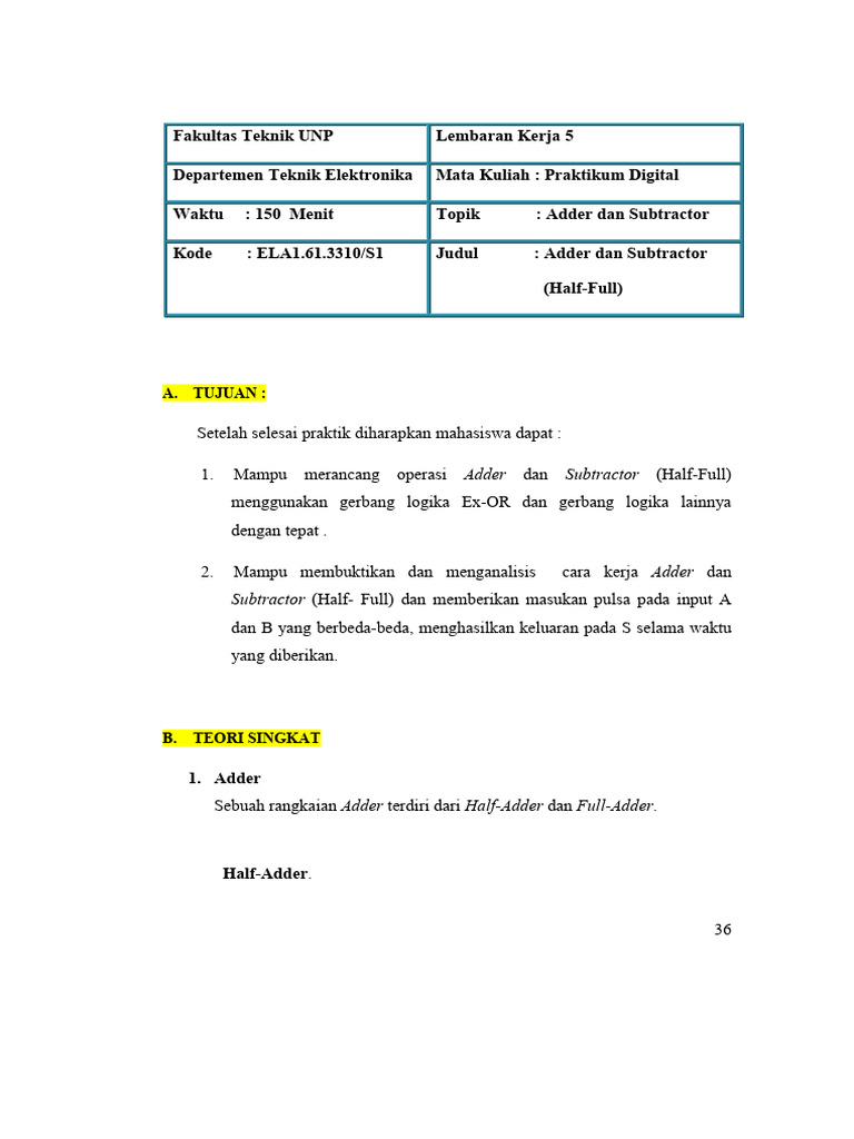Jobsheet 5 | PDF
