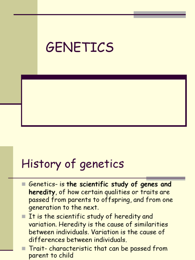 1 Genetics Notes 2023 | Download Free PDF | Dominance (Genetics) | Genotype