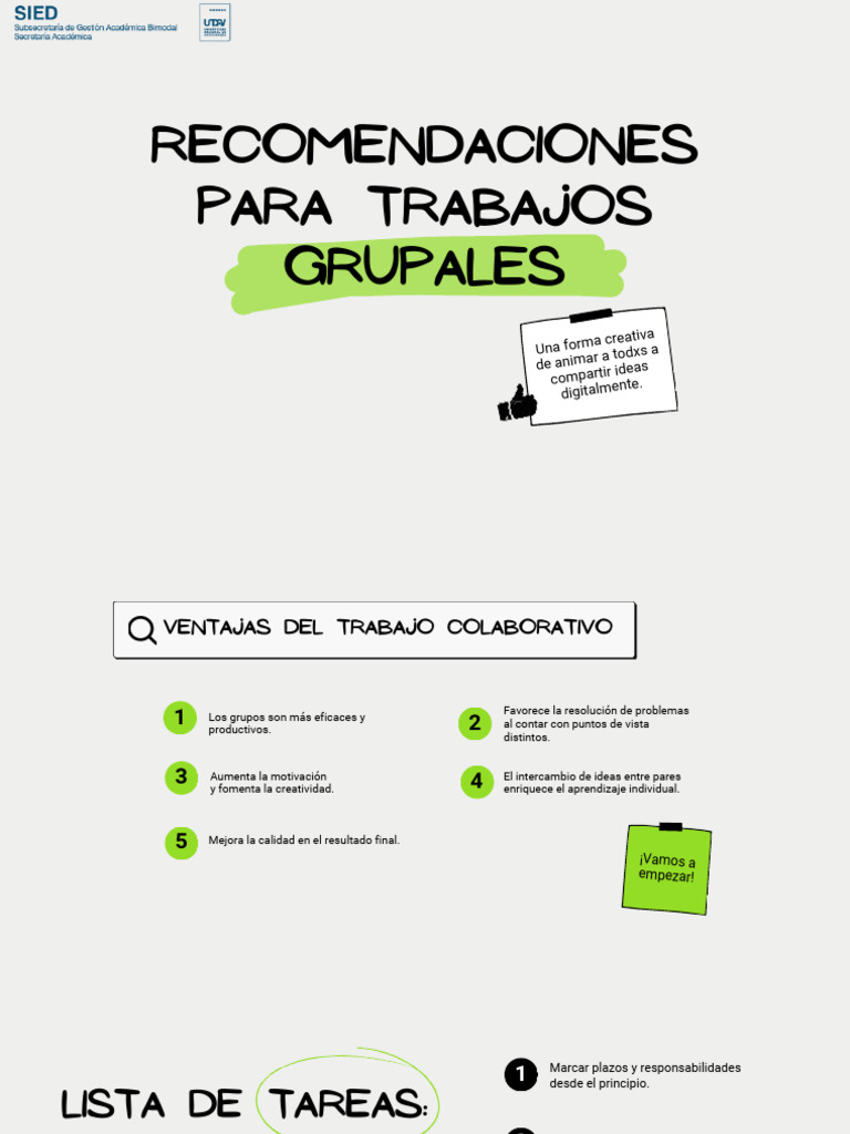 Los Trabajos Grupales | PDF | Cognición | Aprendizaje