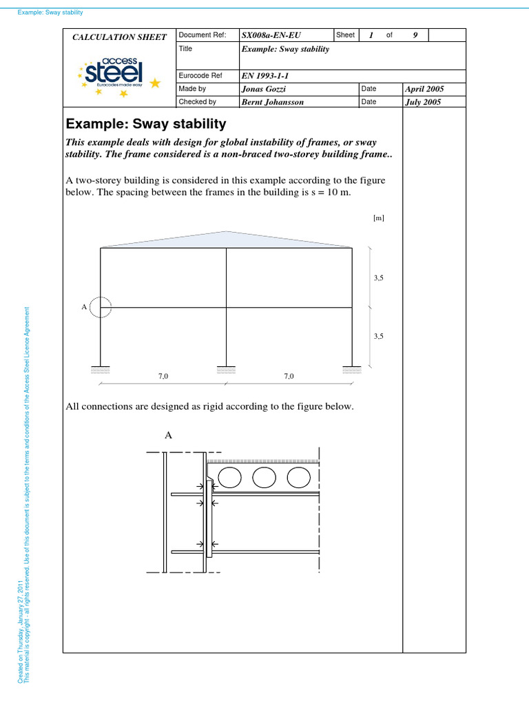Sway Stability | PDF | Architectural Design | Architecture