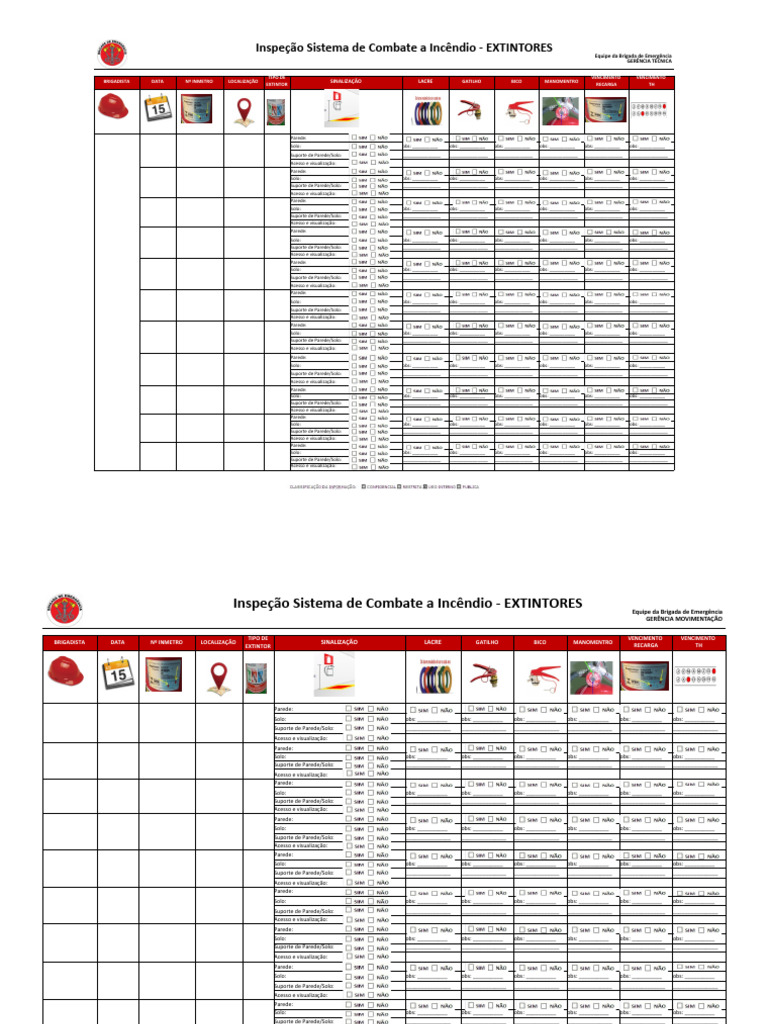 Check List - Extintores | PDF