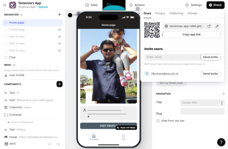 Temenna's App Glide 3 | PDF | Cyberspace | System Software