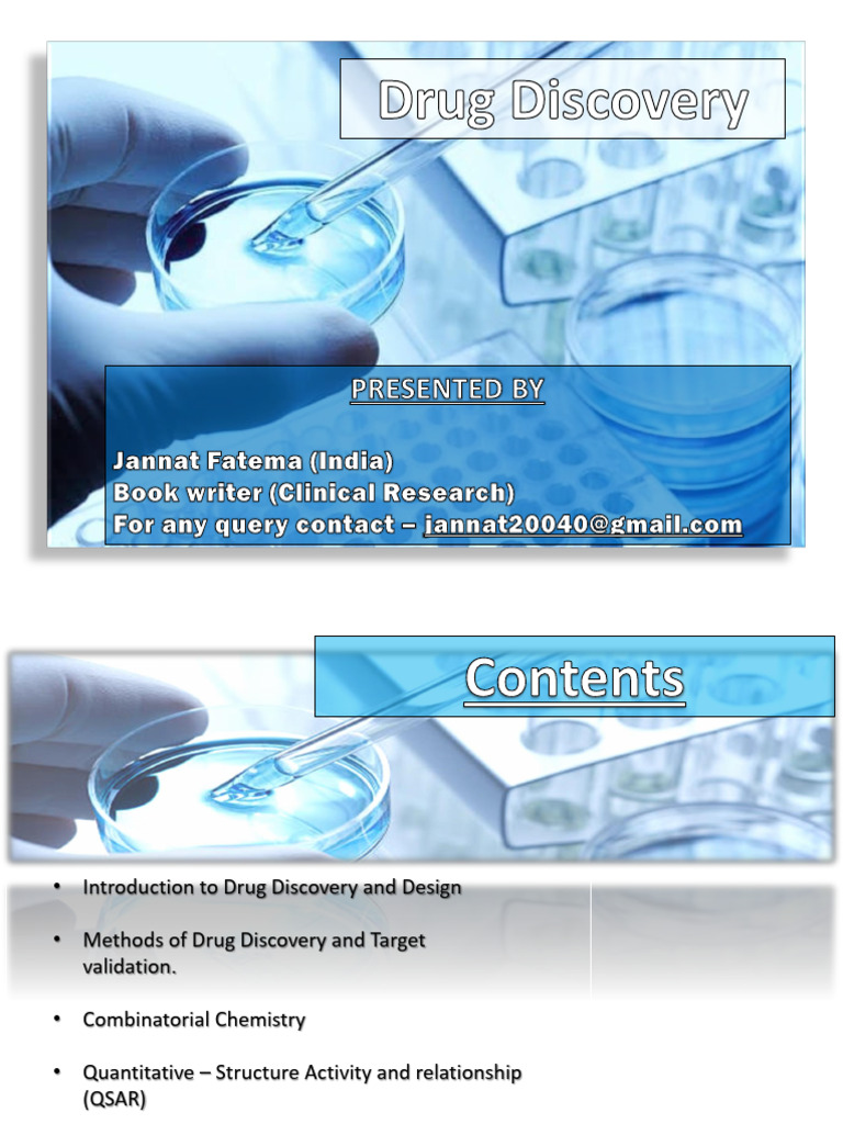 Drug Discovery | PDF