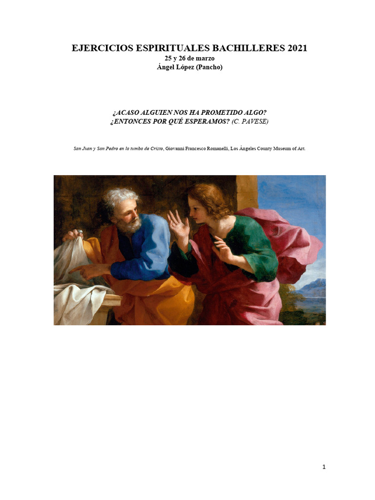 Cuadernillo Edc Bachilleres - Ejercicios 2021 | PDF | Jesús | Juan el ...