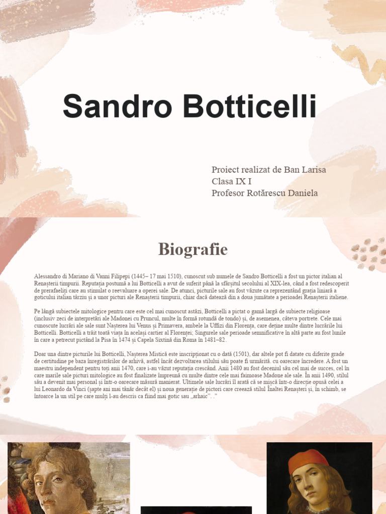 Sandro Botticelli 2 | PDF