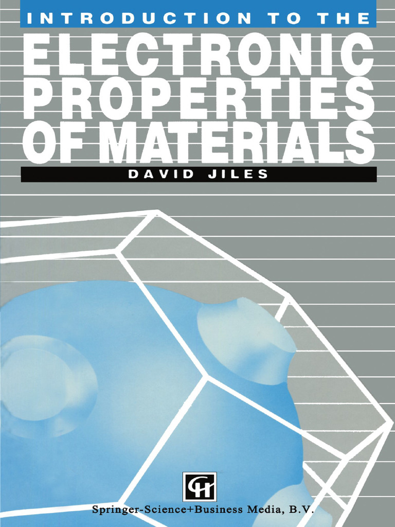 Introduction To The Electronic Properties of Materials - David Jiles ...