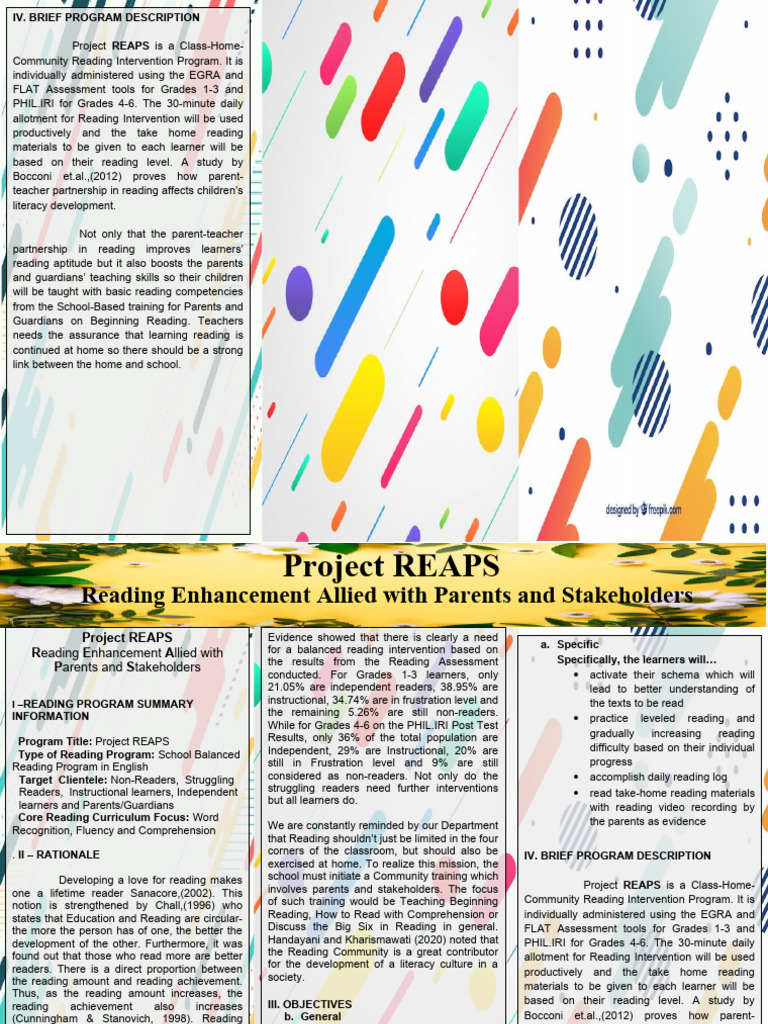 Project REAPS | PDF | Reading Comprehension | Literacy