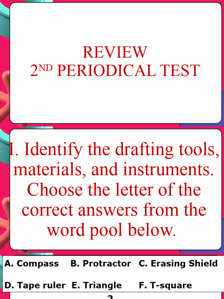 Review 2ND PT | PDF | Triangle | Drawing