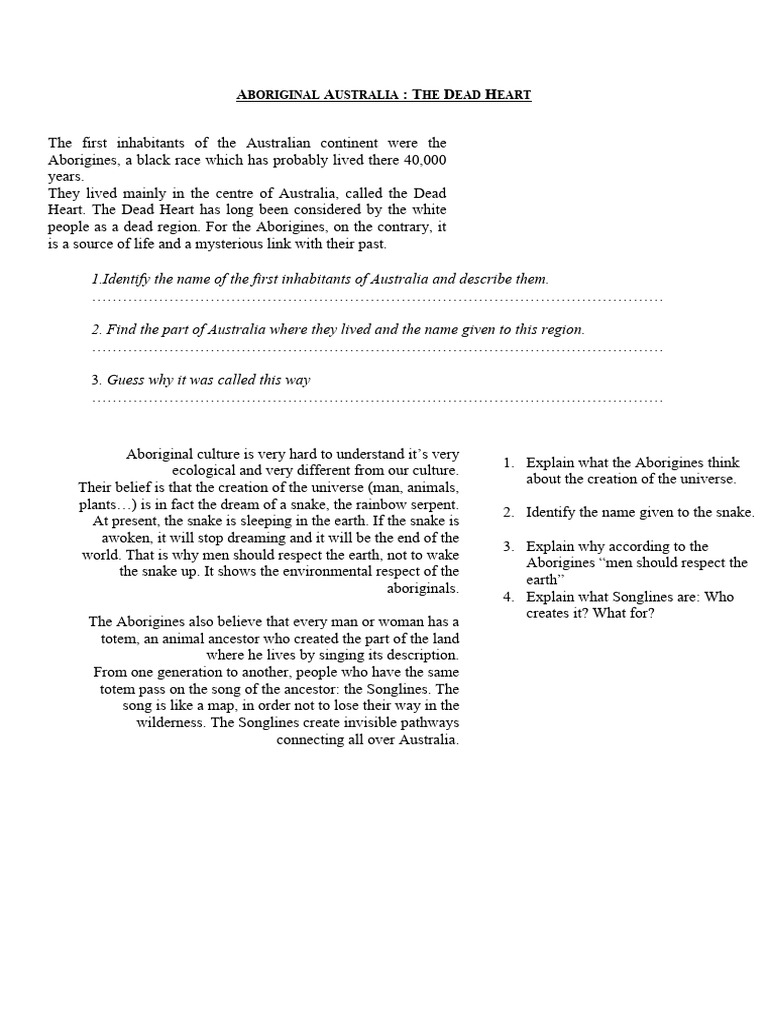 3 - Aboriginal Australia | PDF