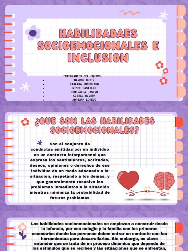 Habilidadaes Socioemocionales | PDF | Las emociones | Sicología
