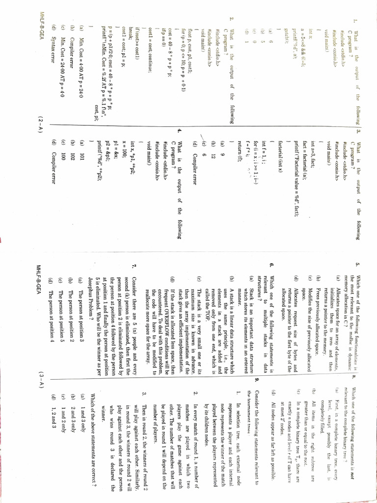 DCIO Technical Exam Communication | PDF