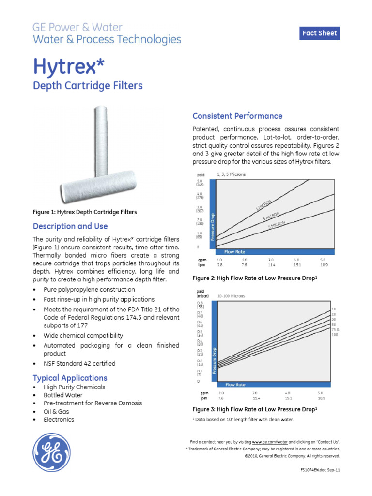 FT - GX - General Filtration | PDF | Filtration | Physical Sciences