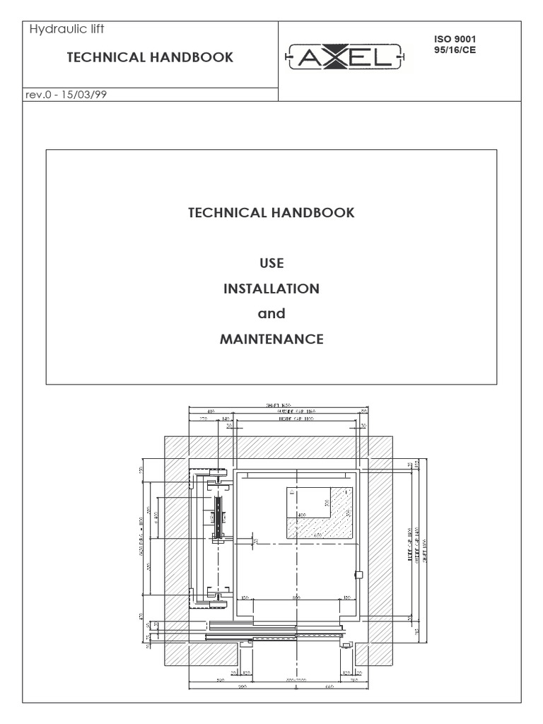 Axel User Manual Hydraulic Lift | PDF