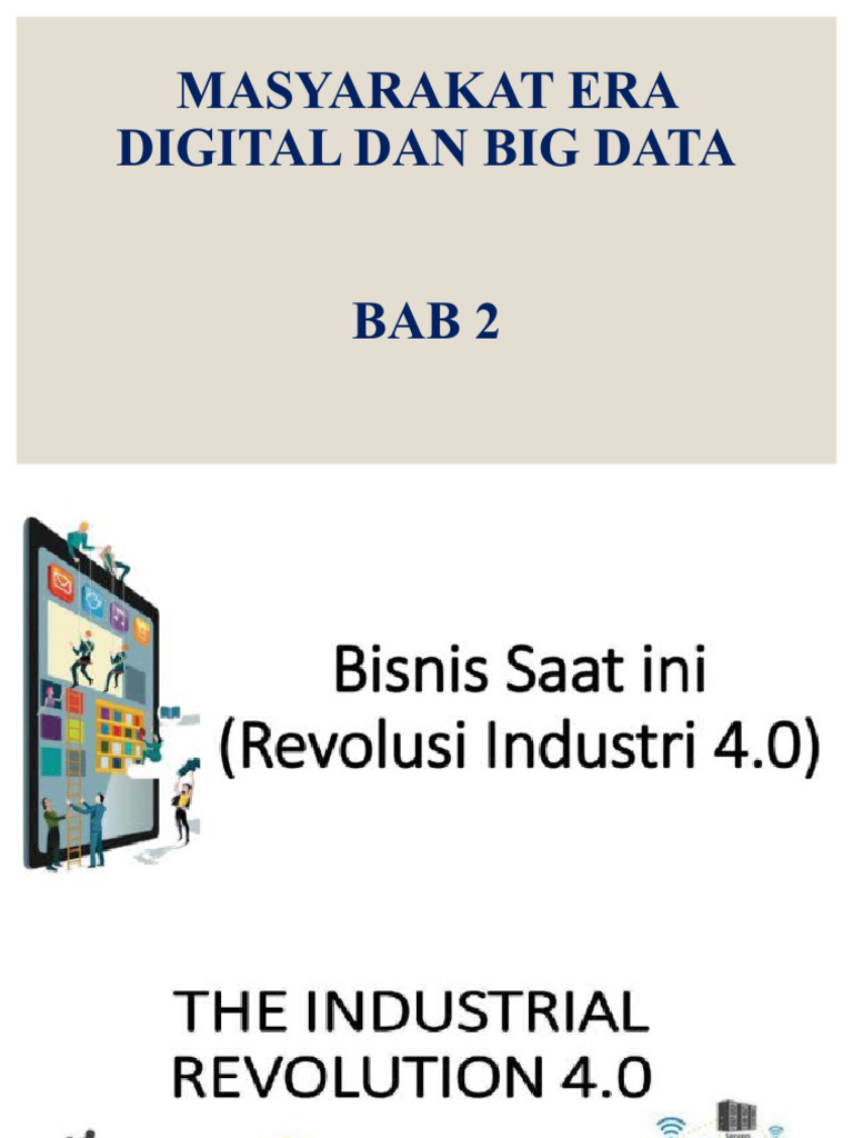 Bab 2. Masyarakat Era Digital & Big Data | PDF
