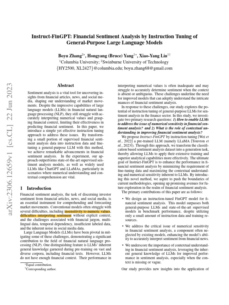 Instruct-FinGPT - Financial Sentiment Analysis by Instruction Tuning of ...