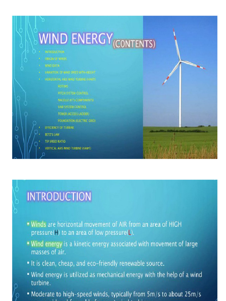 Wind Energy | PDF