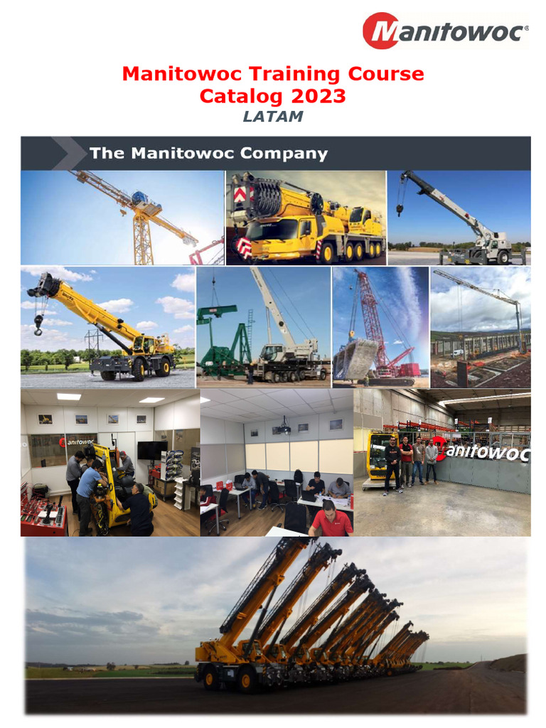 2023 Training Catalog LATAM Mobile Cranes | PDF | Crane (Machine) | Simulation