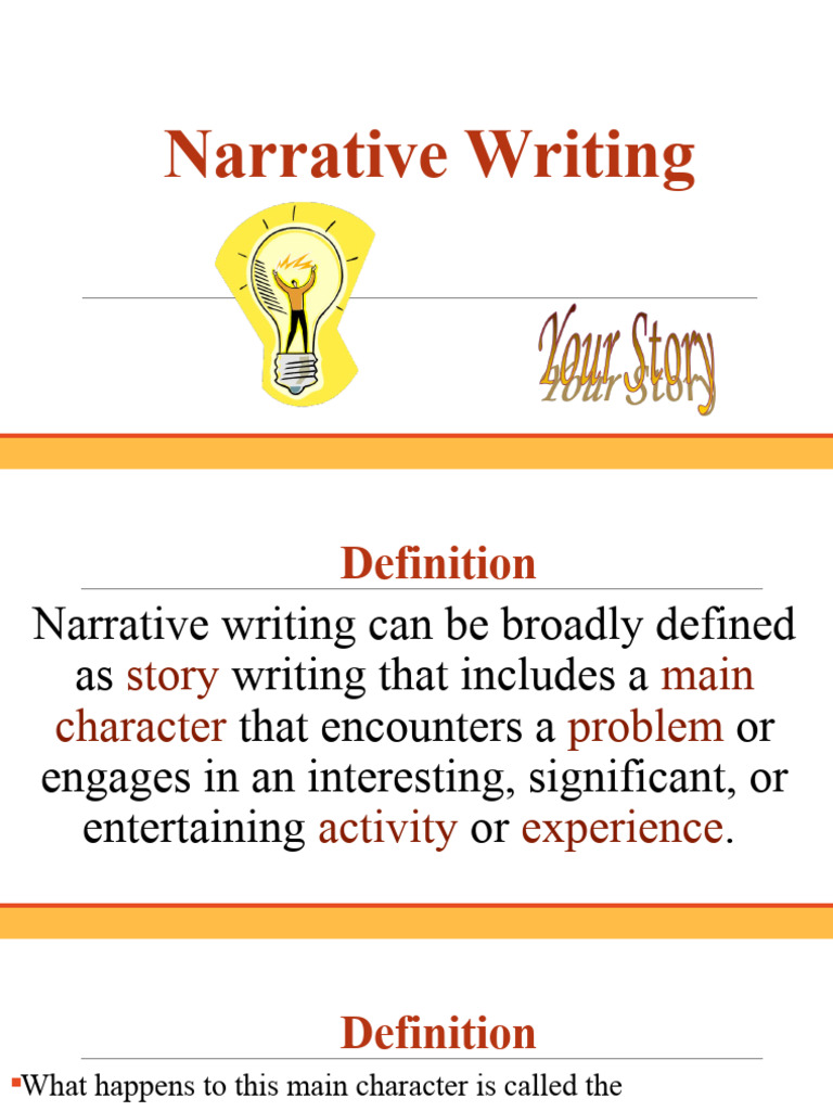 Narrative Writing | PDF