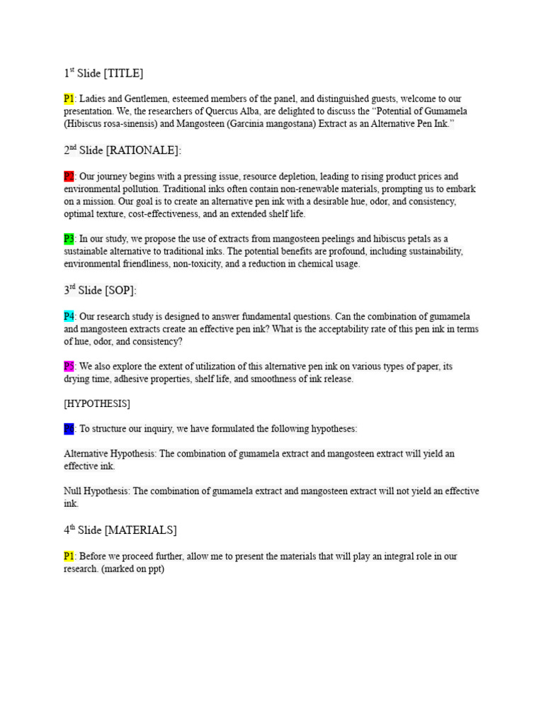 RS SCRIPT | PDF | Hypothesis | Ink