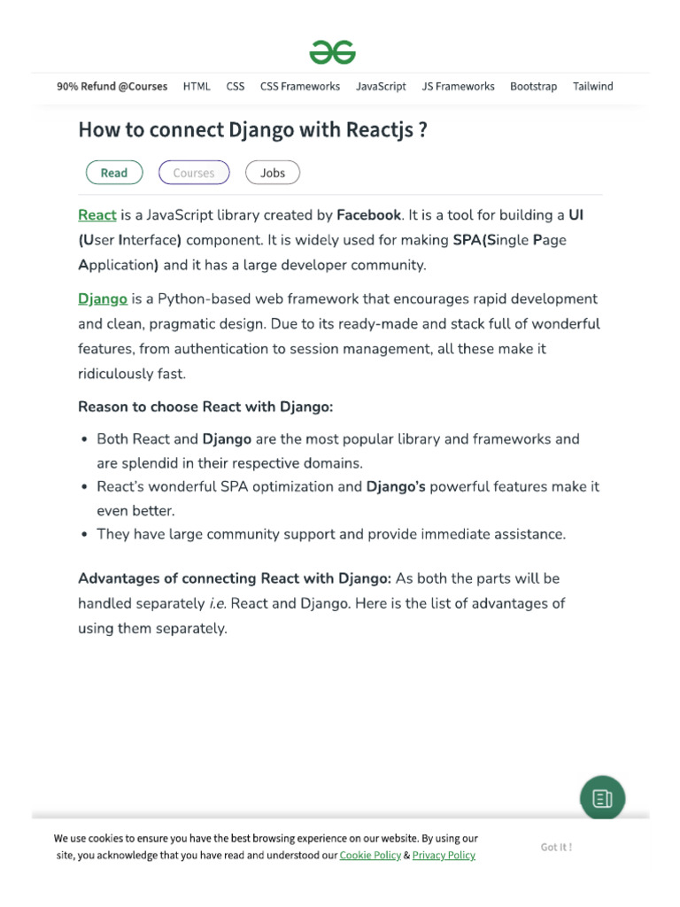 Integrating Django With React | PDF