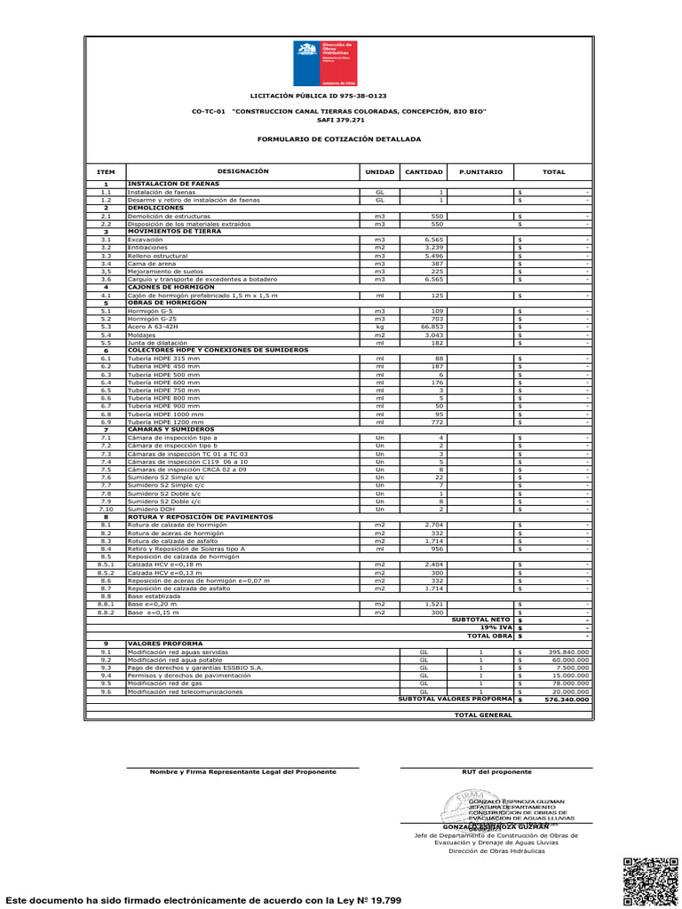 3.formulario de Cotización Detallada-Co TC 01 | PDF