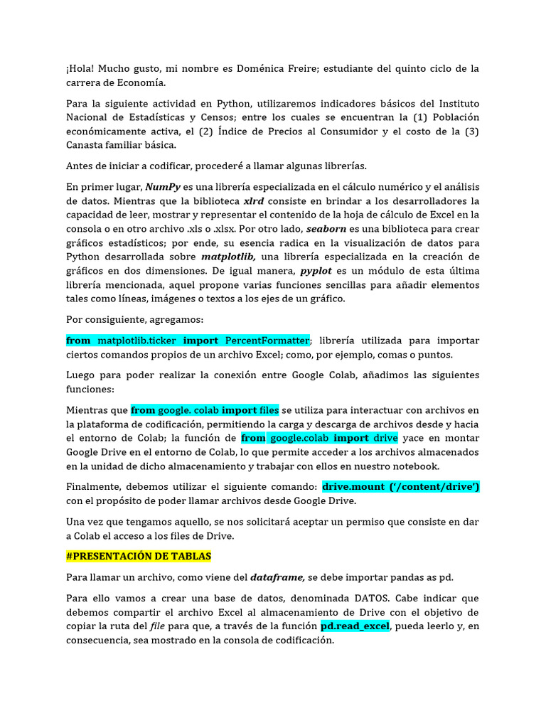 Guión - Video de Python | PDF | Poco | Microsoft Excel Guión - Video de Python | PDF | Poco | Microsoft Excel