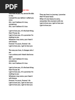 I Wont Let Go Lyrics | PDF