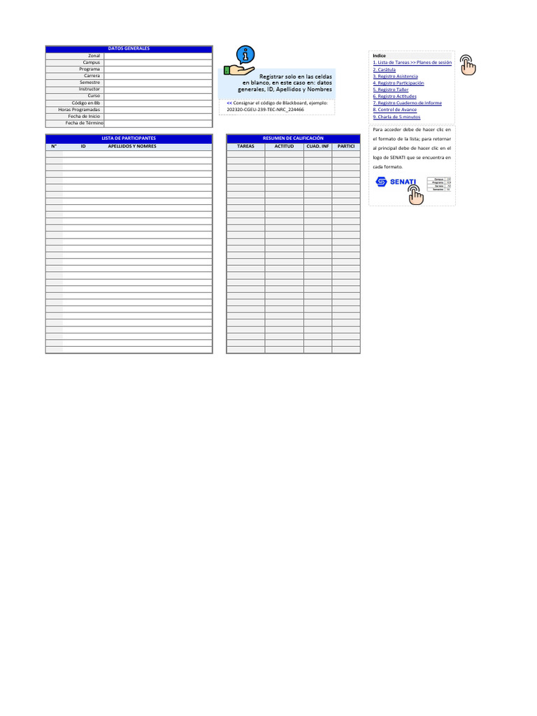 REG TCT - Registros - y - Formatos - Cursos TCT | PDF | Teoría del ajedrez | Ajedrez