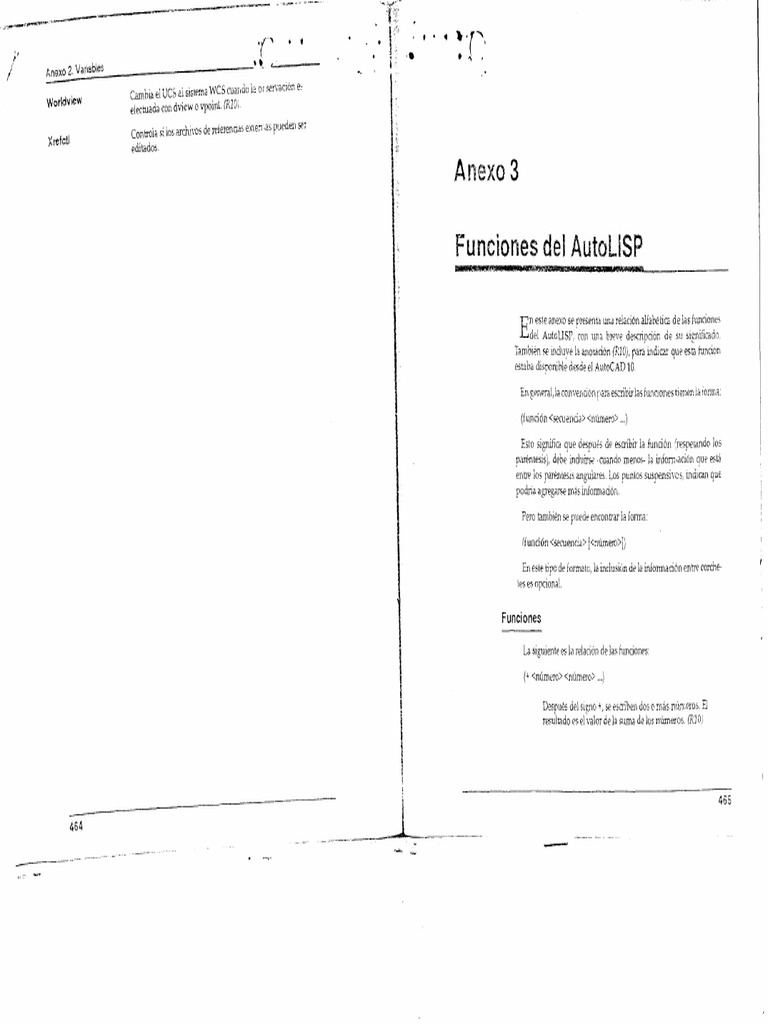 Funciones Autolisp | PDF Funciones Autolisp | PDF