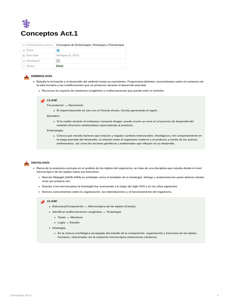 Conceptos, Apunte | PDF