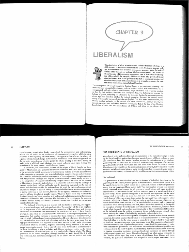 Goodwin Ch6 Liberalism | PDF