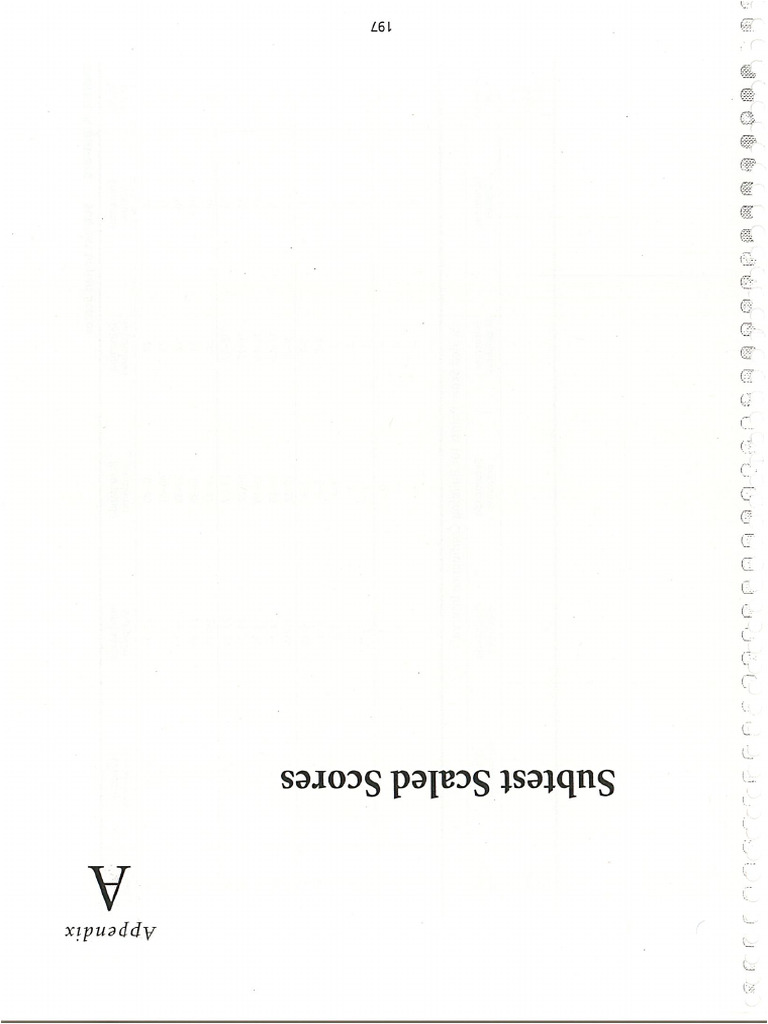 Celf Prescholl Manuala Appendixak | PDF