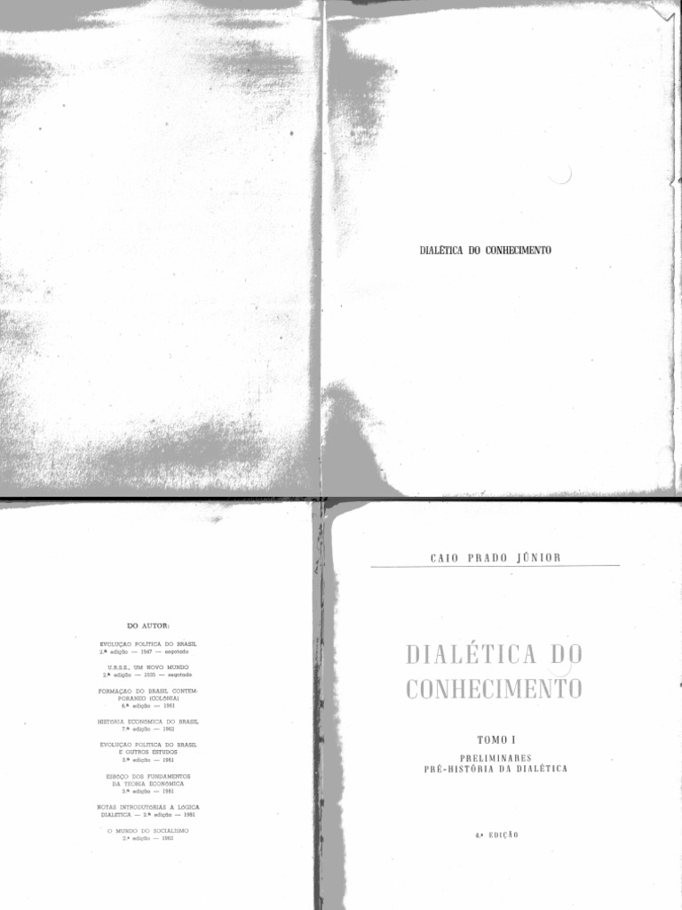 Biblioalexandria-Dialética Do Conhecimento_Caio Prado Júnior (Z-Library) | PDF