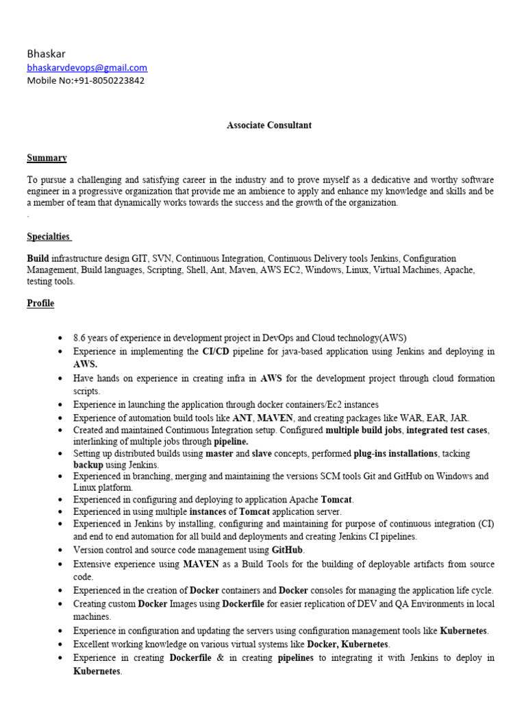 Bhaskar Devops | PDF | Cloud Computing | Version Control