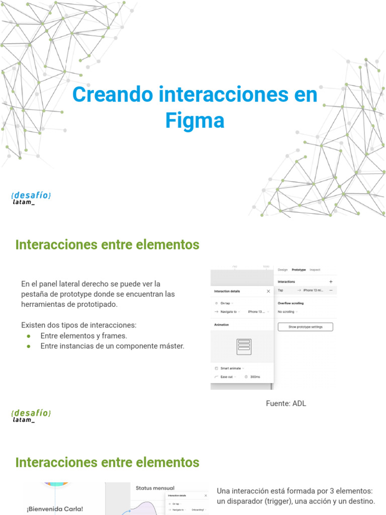 Creando Interacciones en Figma | PDF | La interacción persona-ordenador | Ingeniería de software