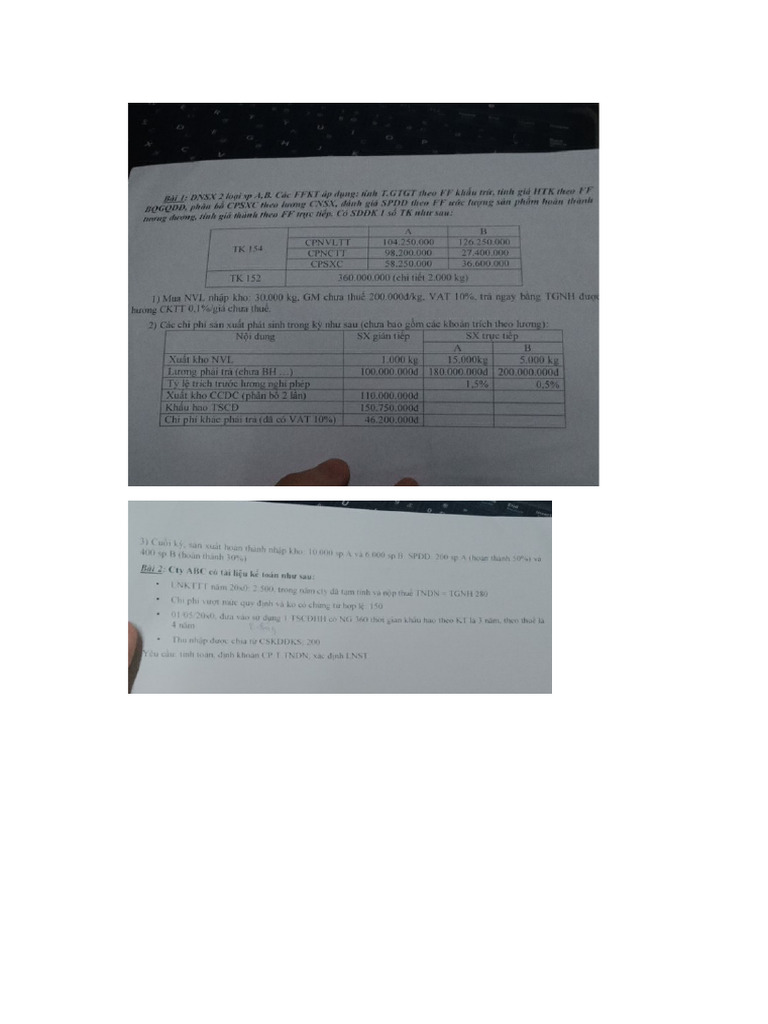 Kế toán 4 đề KT+Đáp án | PDF