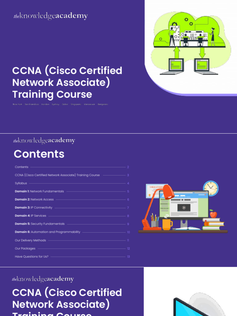 CCNA Training (Cisco Certified Network Associate) Course | PDF