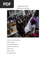 The Religion of The Kalinagos | PDF | Superstitions | Folklore