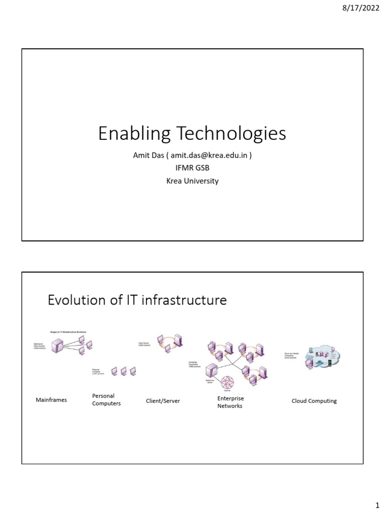 Enabling Tech F22 | PDF