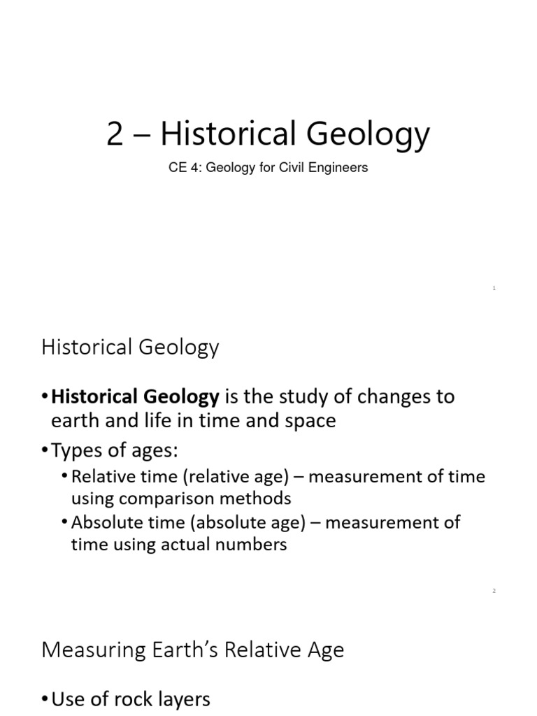 2 Historical Geology | PDF