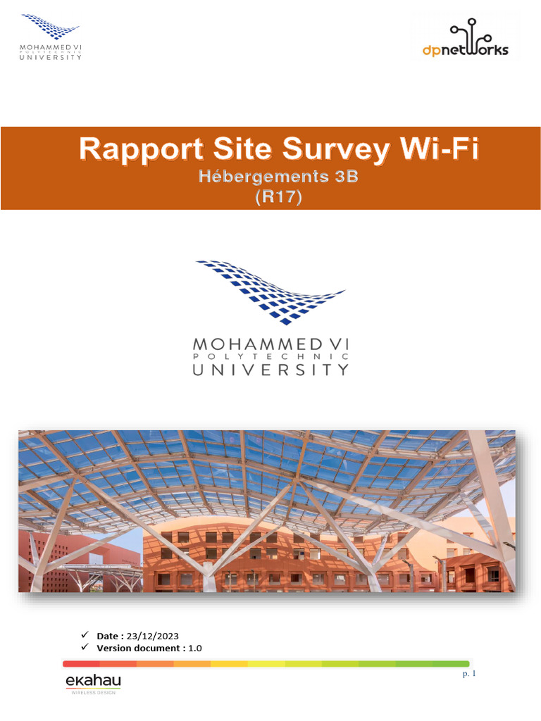 UM6P Hebergement 3B (R17) - AVV SS Prédictive v1.0 2023-12-26 | PDF
