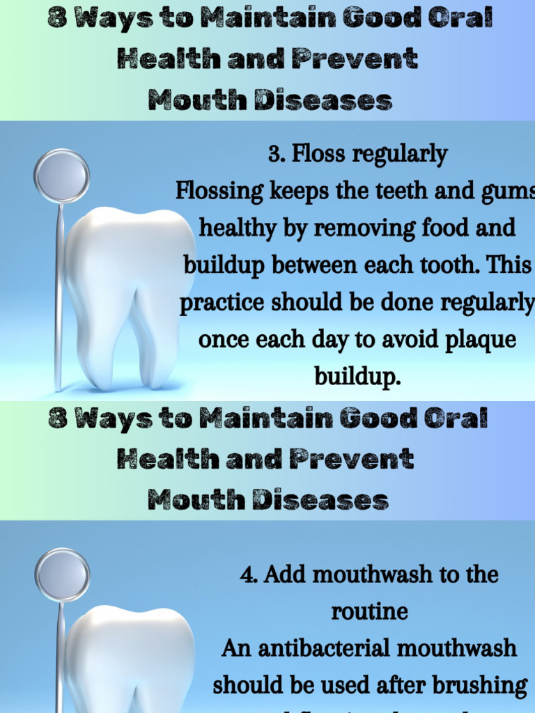 Oral Health Part 2 CUF | PDF