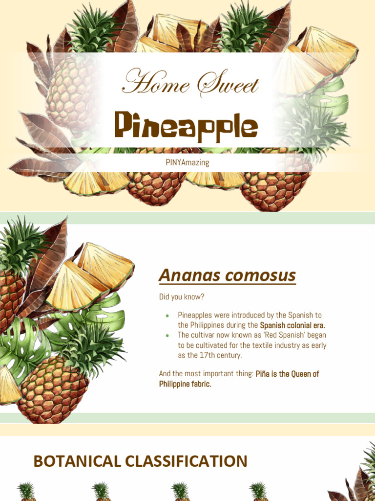 Pineapple Pdf