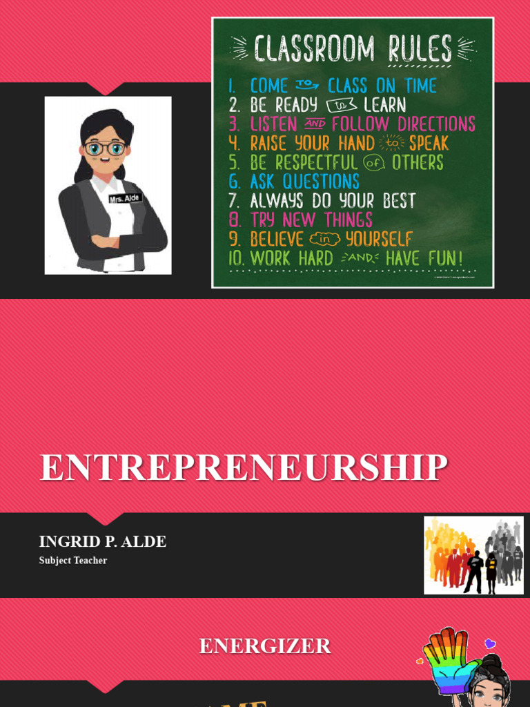 Entrep Ppt Week2 Module1 1stqtr Pdf