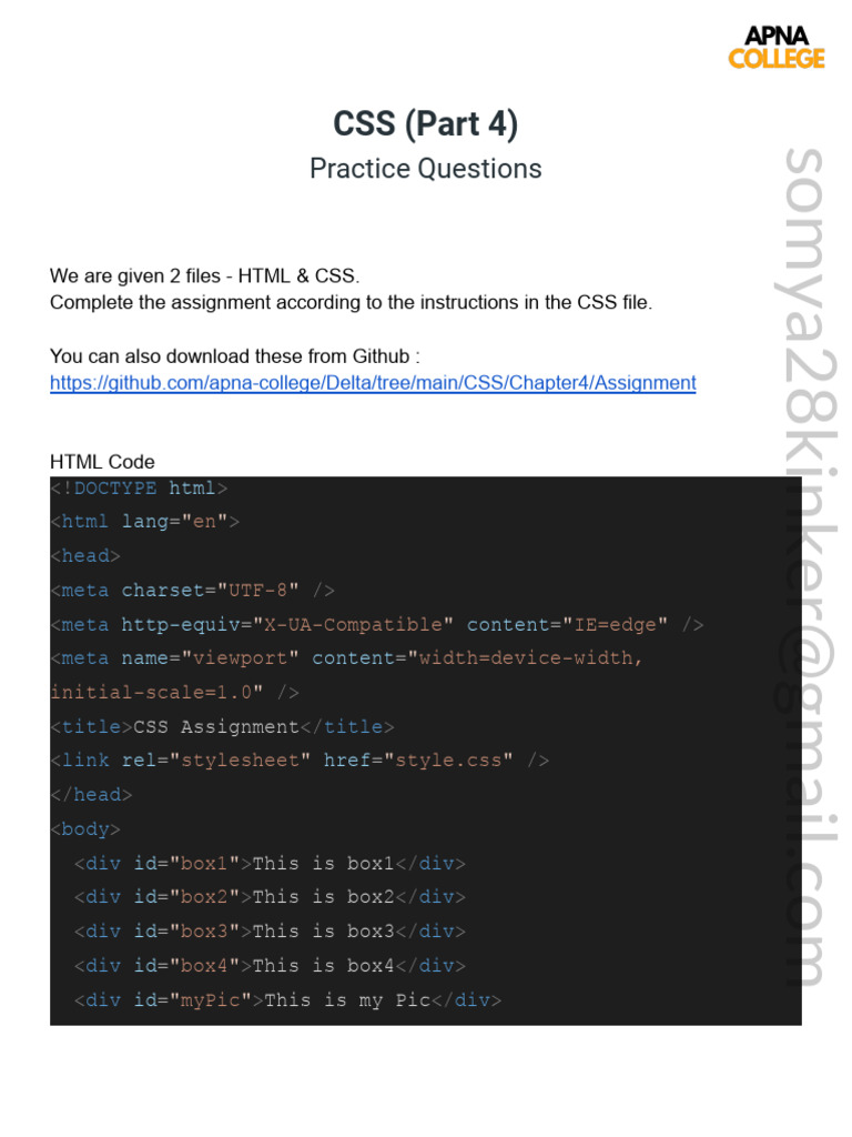 CSS Part4 (QS) | PDF