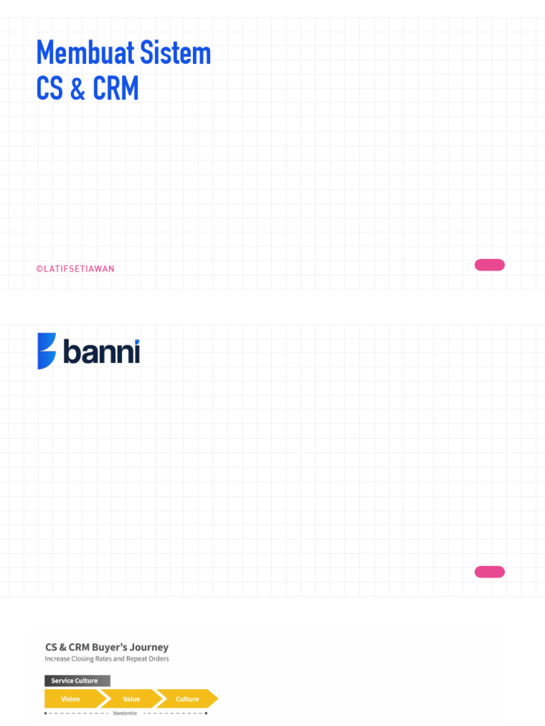 Materi Presentasi - Membuat Sistem CS & CRM - Update Februari 2024 | PDF
