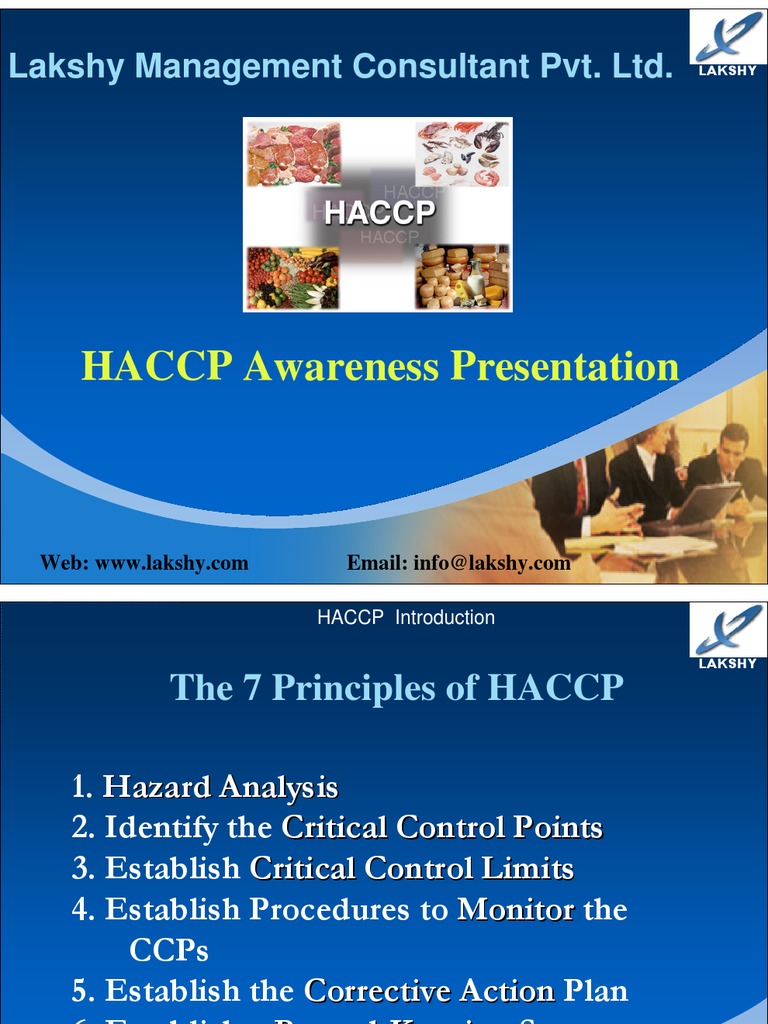 HACCP Awareness Presentation | Hazard Analysis And Critical Control ...